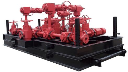 Choke manifold is used to lower the pressured from the well head