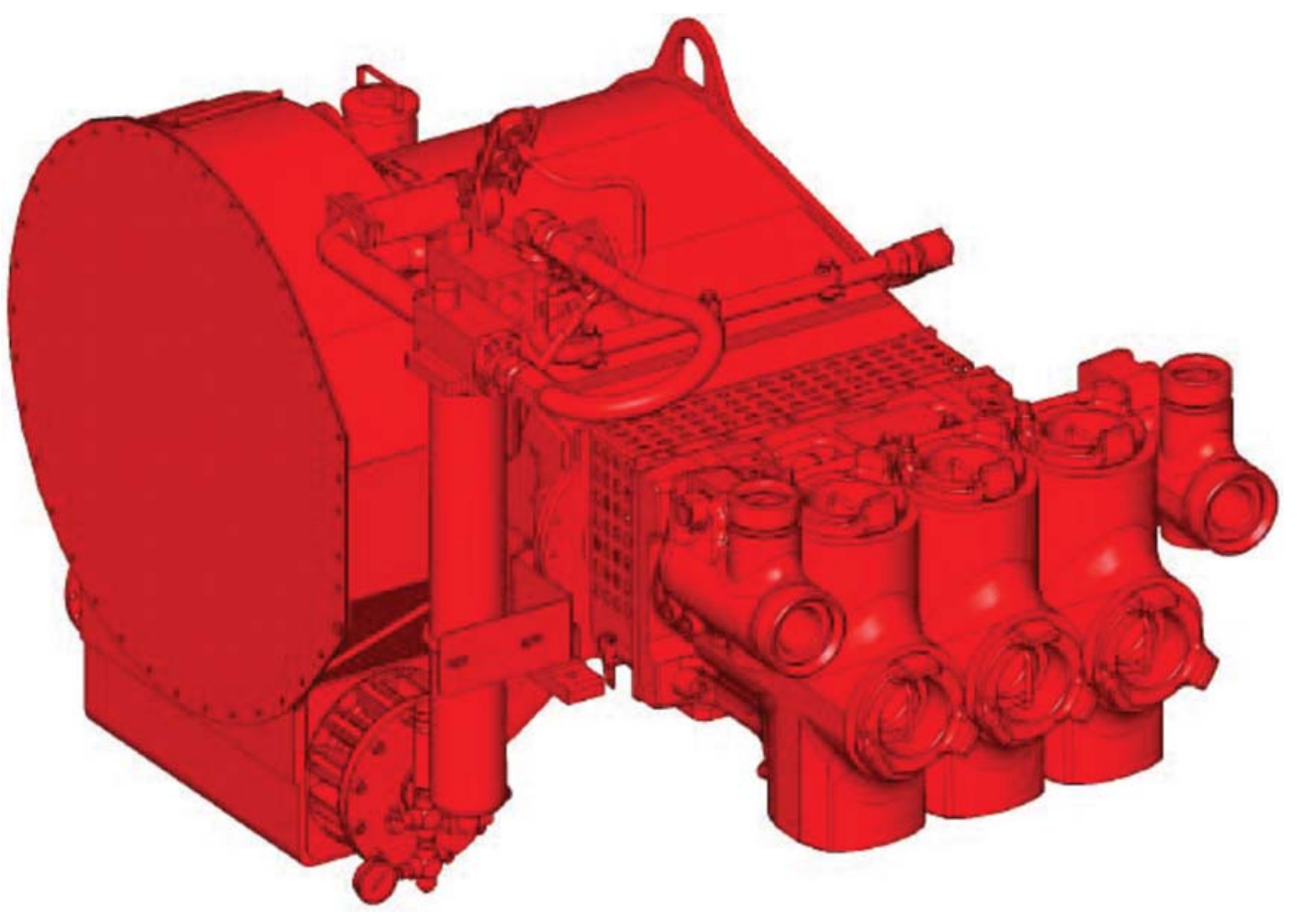 HT400 Plunger Pump for high-flow oilfield operations hydrostatic ...